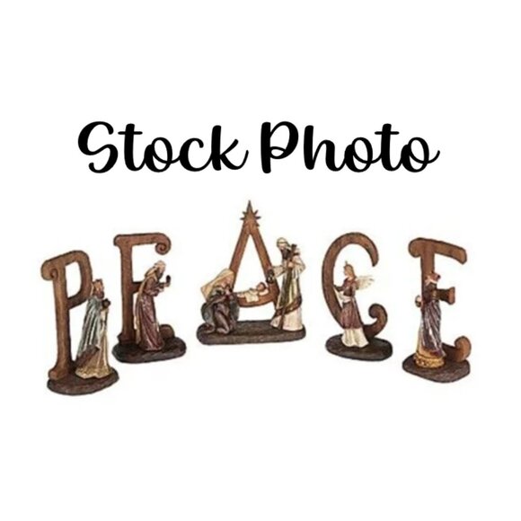 Valerie Parr Hill | Art | Peace 6 Figure Nativity Sign By Valerie Parr ...